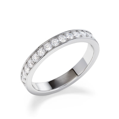 18K White Gold Wedding Rings | Harper Tait